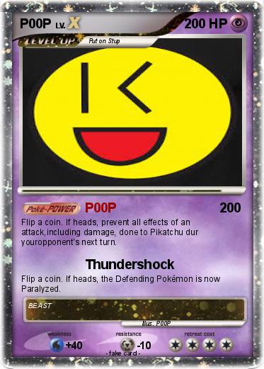 Pokémon P00P - P00P - My Pokemon Card