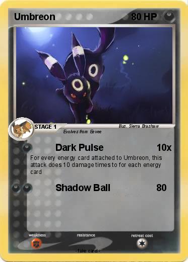Pokémon Umbreon 641 641 - Dark Pulse - My Pokemon Card