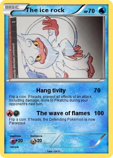 Pokémon The ice rock - Hang tivity - My Pokemon Card