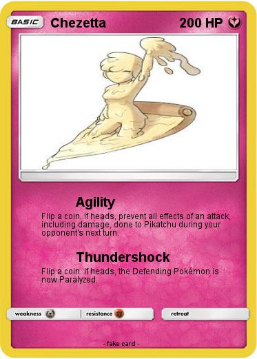 Pokémon Chezetta - Agility - My Pokemon Card