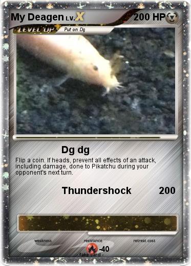 Pokémon My Deagen - Dg dg - My Pokemon Card