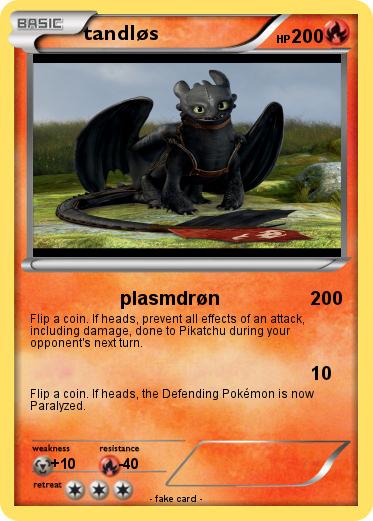 Pokémon tandlos 3 3 - plasmdrøn - My Pokemon Card