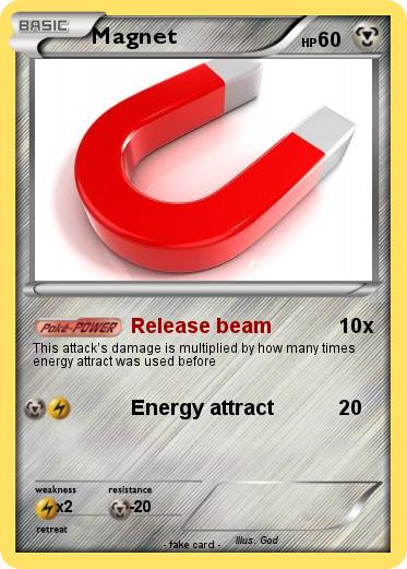 Pokémon Magnet 61 61 - Release beam - My Pokemon Card