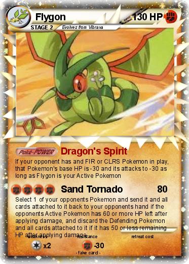 Pokémon Flygon 69 69 - Dragon's Spirit - My Pokemon Card