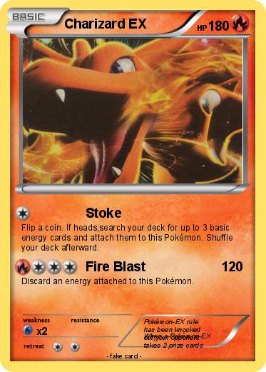 Pokémon Charizard EX 690 690 - Stoke - My Pokemon Card