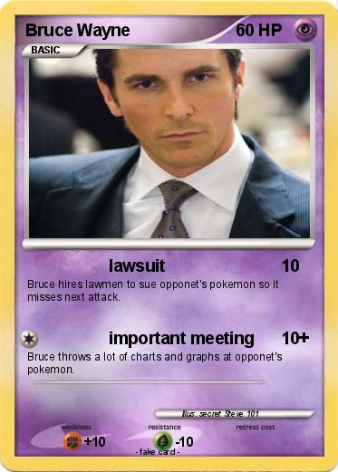 Pokémon Bruce Wayne 11 11 - lawsuit - My Pokemon Card
