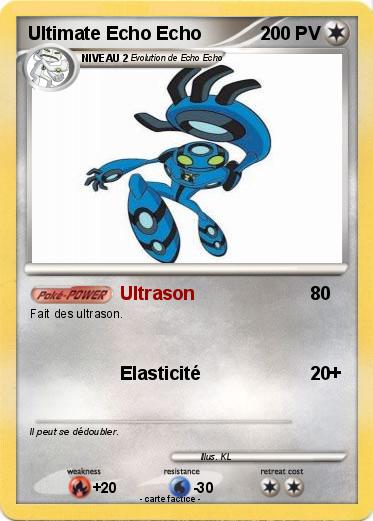 Pokémon Ultimate Echo Echo 19 19 - Ultrason - Ma carte Pokémon