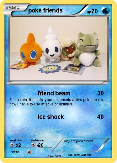Pokémon poke friends 3 3 - friend beam - My Pokemon Card