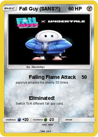 Pokémon Fall Guy SANS - Falling Flame Attack - My Pokemon Card