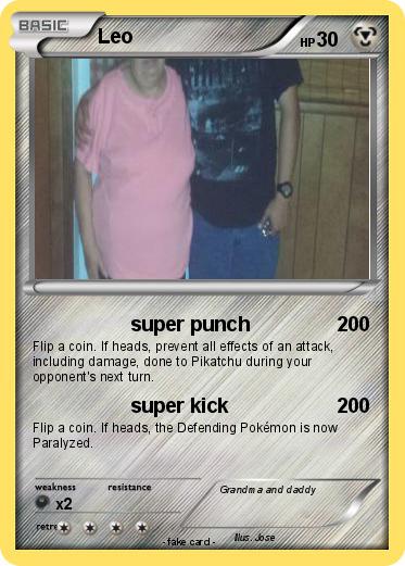 Pokémon Leo 842 842 - super punch - My Pokemon Card