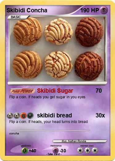 Pokémon Skibidi Concha - Skibidi Sugar - My Pokemon Card