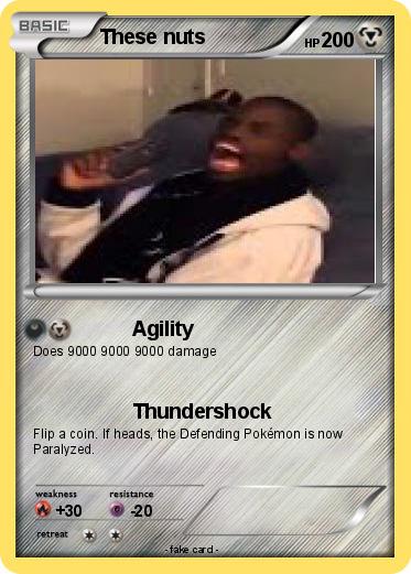 Pokémon These nuts 4 4 - Agility - My Pokemon Card
