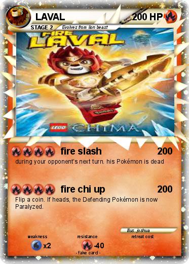 Pokémon LAVAL 86 86 - fire slash - My Pokemon Card