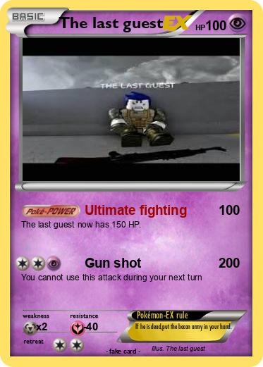 Pokémon The last guest 5 5 - Ultimate fighting - My Pokemon Card