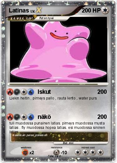 Pokémon Latinas 1 1 - Iskut - My Pokemon Card