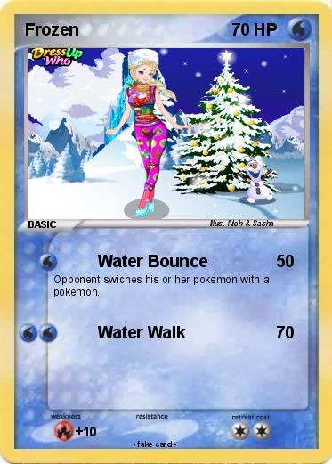 Pokémon Frozen 124 124 - Water Bounce - My Pokemon Card