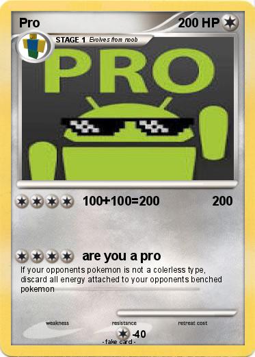 Pokémon Pro 149 149 - 100+100=200 - My Pokemon Card