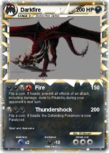 Pokémon Darkfire 44 44 - Fire - My Pokemon Card