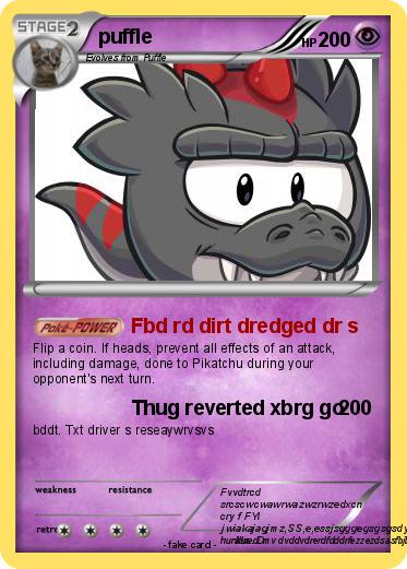 Pokémon puffle 241 241 - Fbd rd dirt dredged dr s - My Pokemon Card