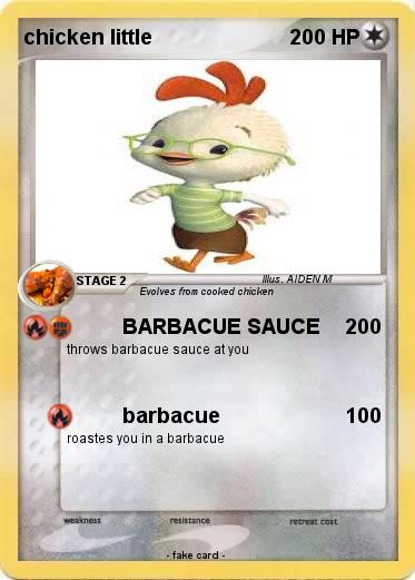 Pokémon chicken little 11 11 - BARBACUE SAUCE - My Pokemon Card