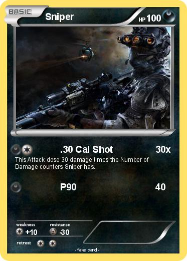 Pokémon Sniper 1213 1213 - .30 Cal Shot - My Pokemon Card