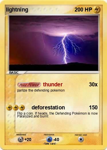 Pokémon lightning 2109 2109 - thunder - My Pokemon Card