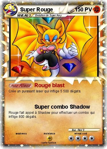 Pokémon Super Rouge - Rouge blast - Ma carte Pokémon