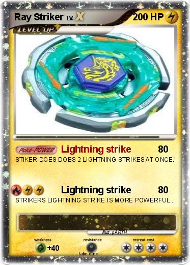 Pokémon Ray Striker 30 30 - Lightning strike - My Pokemon Card