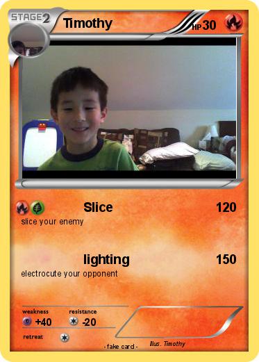 Pokémon Timothy 102 102 - Slice - My Pokemon Card