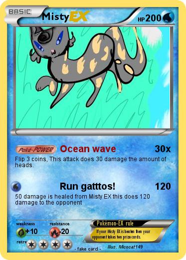 Pokémon Misty 452 452 - Ocean wave - My Pokemon Card