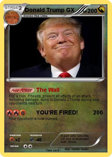 Pokémon Donald Trump GX 5 5 - The Wall - My Pokemon Card