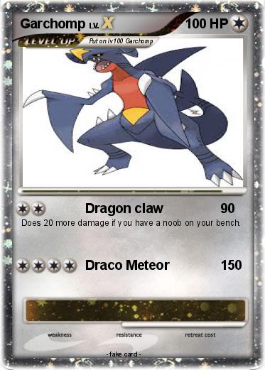 Pokémon Garchomp 533 533 - Dragon claw - My Pokemon Card
