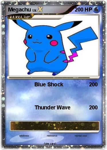 Pokémon Megachu 38 38 - Blue Shock - My Pokemon Card