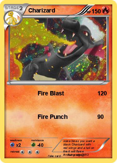 Pokémon Charizard 4340 4340 - Fire Blast - My Pokemon Card