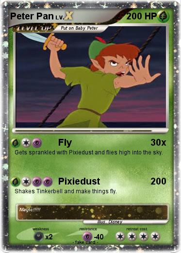 Pokémon Peter Pan 38 38 - Fly - My Pokemon Card