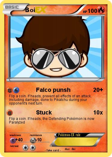 Pokémon Boi 85 85 - Falco punsh - My Pokemon Card