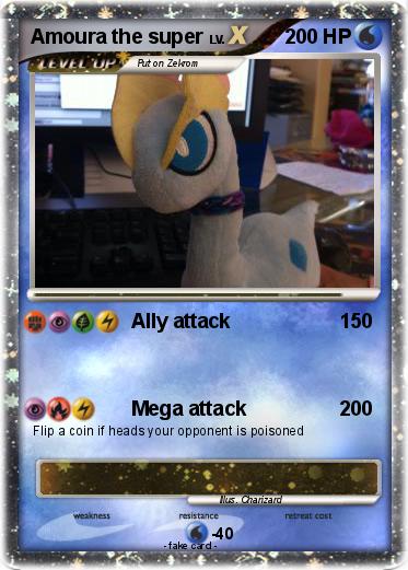 Pokémon Amoura the super - Ally attack - My Pokemon Card
