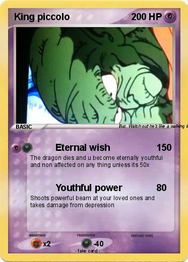 Pokémon King piccolo 9 9 - Eternal wish - My Pokemon Card