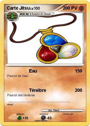 Pokémon Carte Jitsu - Eau - Ma carte Pokémon