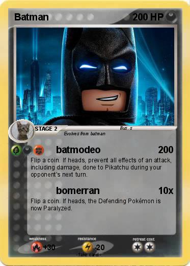 Pokémon Batman 2463 2463 - batmodeo - My Pokemon Card