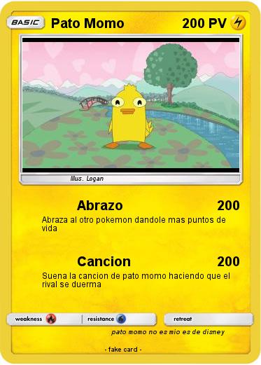 Pokémon Pato Momo 1 1 - Abrazo - Mi carta pokémon