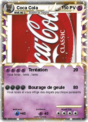 Pokémon Coca Cola 86 86 - Tentation - Ma carte Pokémon