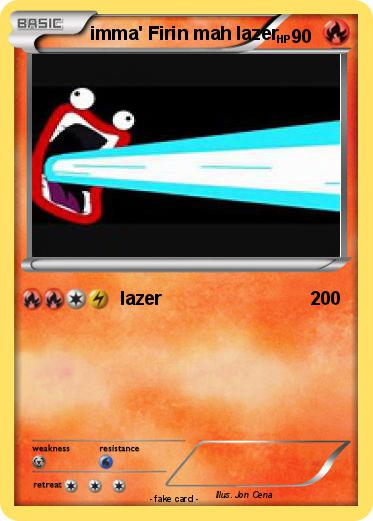 Pokémon imma Firin mah lazer 22 22 - lazer - My Pokemon Card