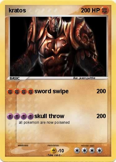 Pokémon kratos 455 455 - sword swipe - My Pokemon Card