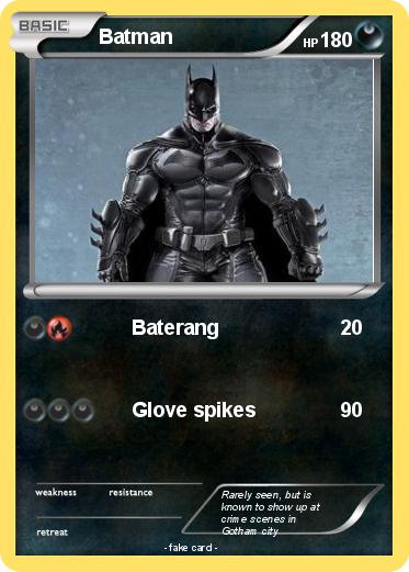 Pokémon Batman 1931 1931 - Baterang - My Pokemon Card
