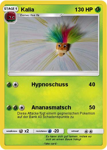 Pokémon Kalia 3 3 - Hypnoschuss - My Pokemon Card