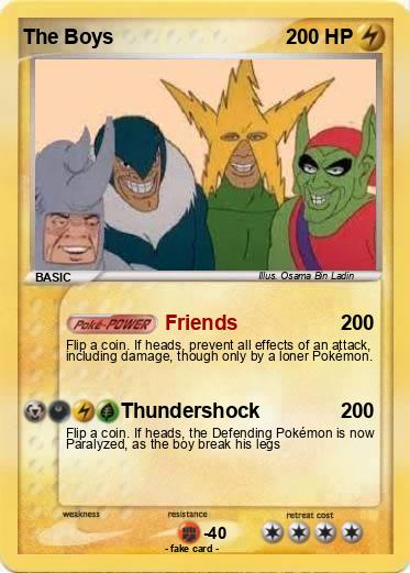 Pokémon The Boys 43 43 - Friends - My Pokemon Card