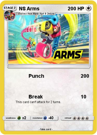 Pokémon NS Arms - Punch - My Pokemon Card