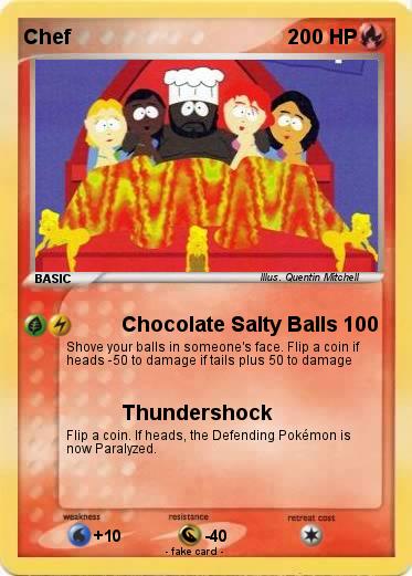Pokémon Chef 465 465 - Chocolate Salty Balls - My Pokemon Card