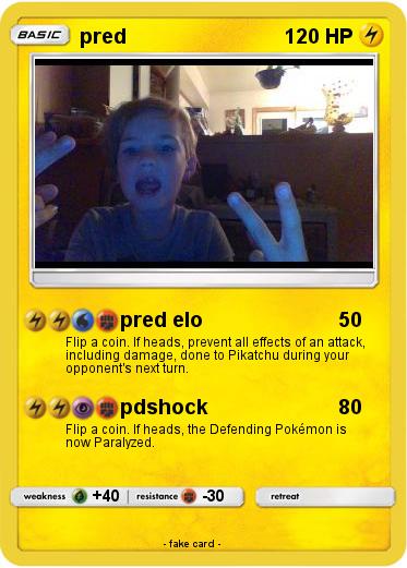 Pokémon pred - pred elo - My Pokemon Card